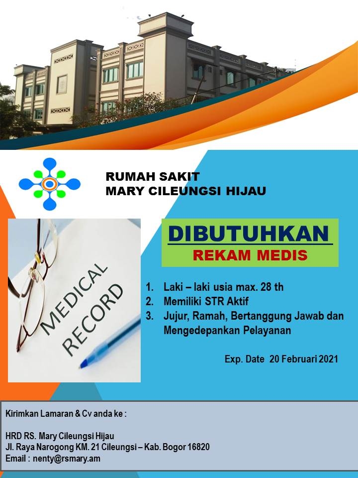 Karir - Rumah Sakit Mary Cileungsi Hijau