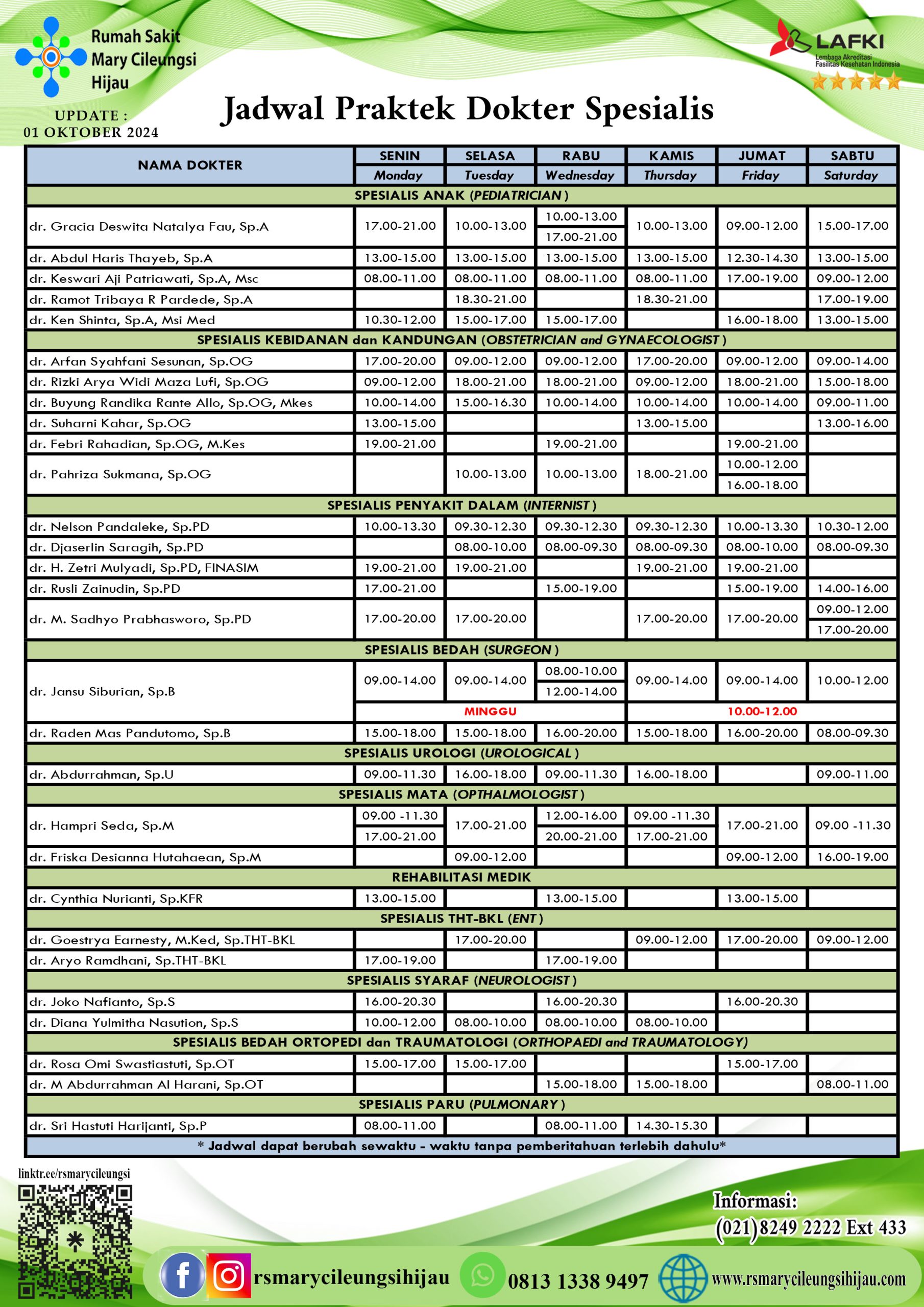 Rumah Sakit Mary Cileungsi Hijau - Peduli Kesehatan Masyarakat